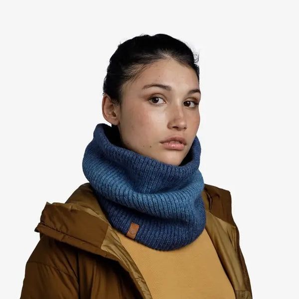 BUFF Knit Neckwarmer Marin Denim - Outdoors Oriented