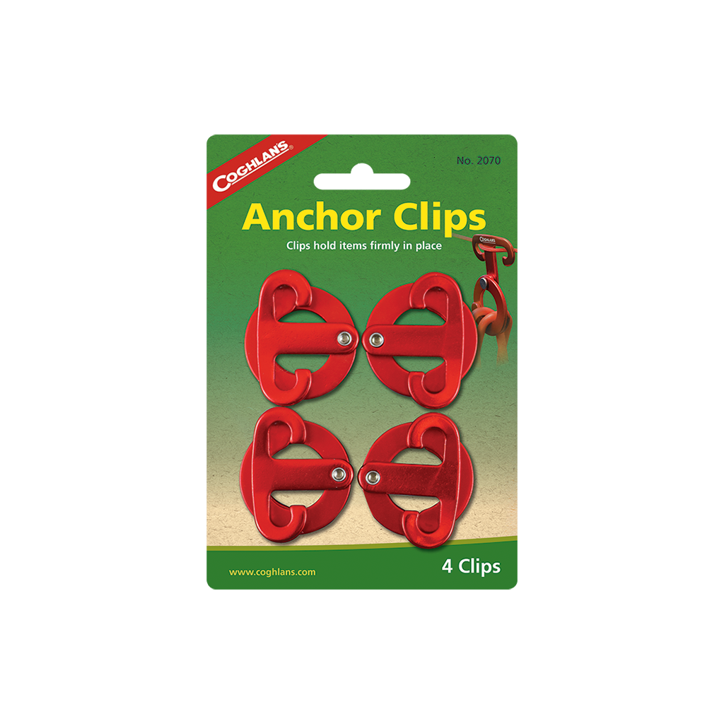 Coghlan's Anchor Clips 4pk - Outdoors Oriented