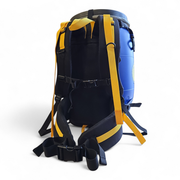 Recreational Barrel Works 60L Blue Barrel and Expedition Harness Packa ...