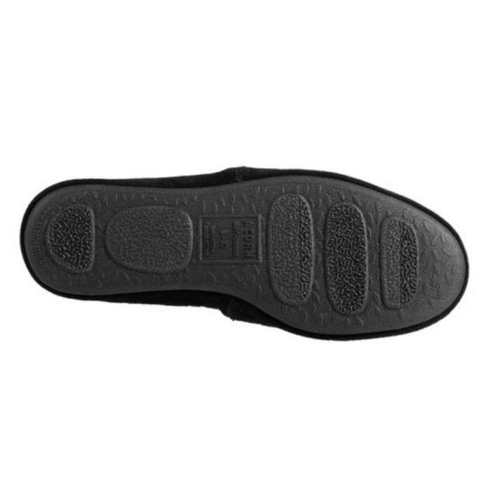 Acorn Moc Slippers Black Tweed - Men's - Outdoors Oriented