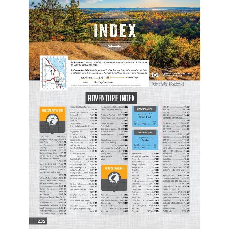 Backroad Mapbooks Cottage Country Ontario - 7th Edition - Outdoors Oriented