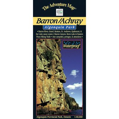 Chrismar Barron/Achray Algonquin Park Map - Outdoors Oriented